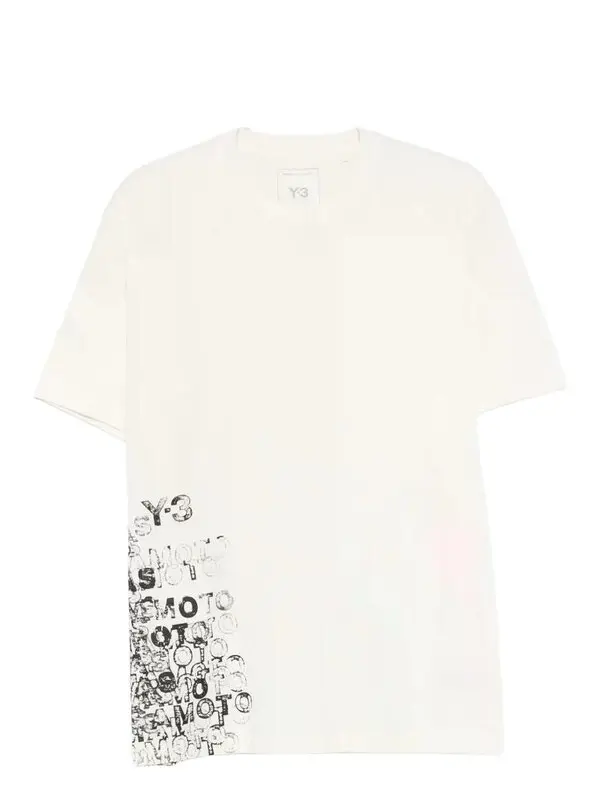 Y3 Graphic Print T-shirt - Neutrals