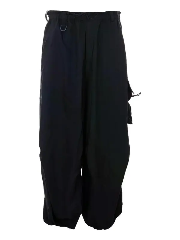 Y3 Elasticated Cargo Track Pants - Black