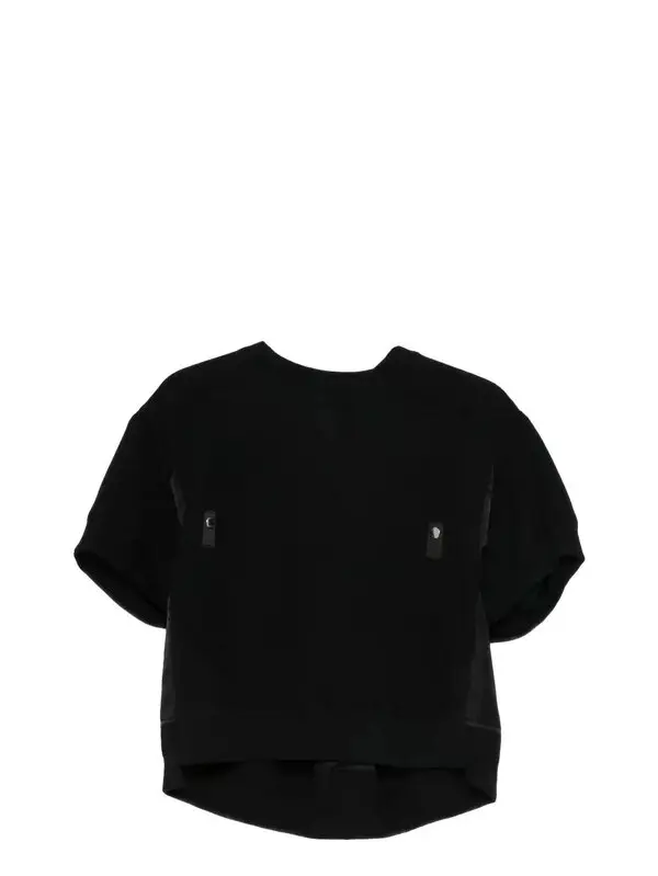 Sacai Paneled Sweatshirt - Black