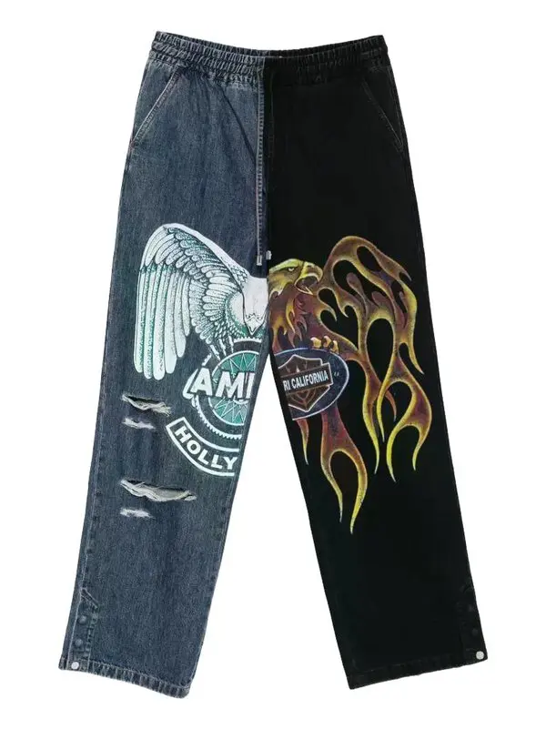 Amiri Printed Jeans - Blue