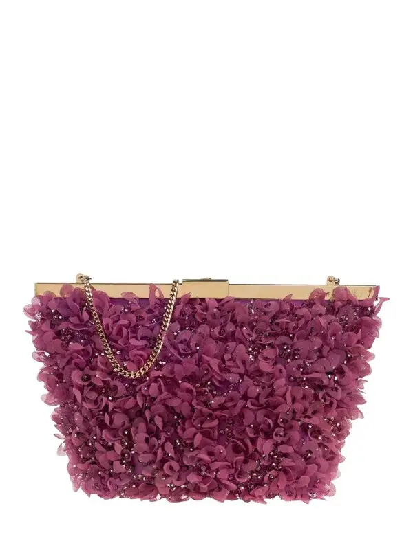 JIMMY CHOO Chain-strap Clutch Bag - Purple