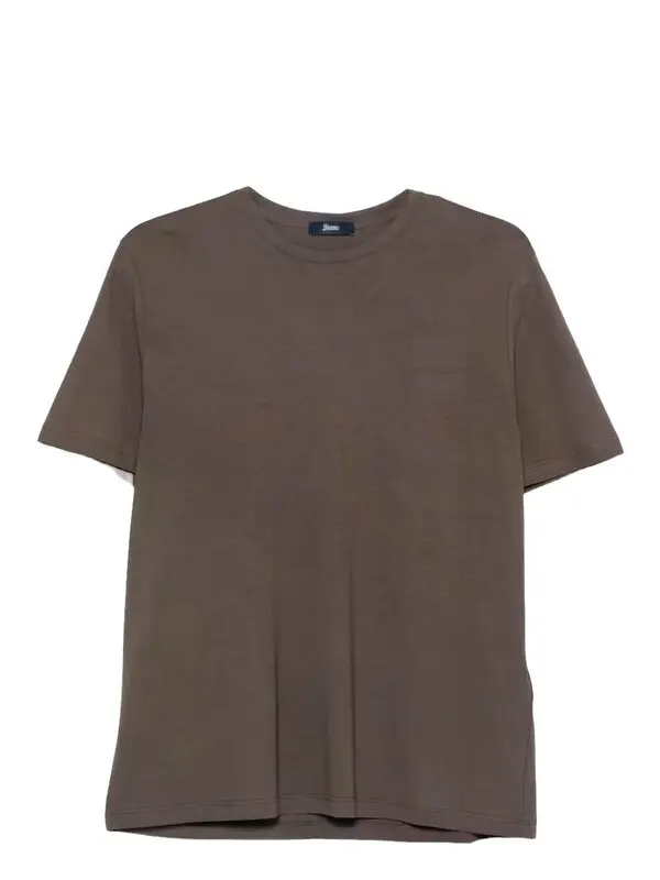 Herno Round-neck T-shirt - Brown
