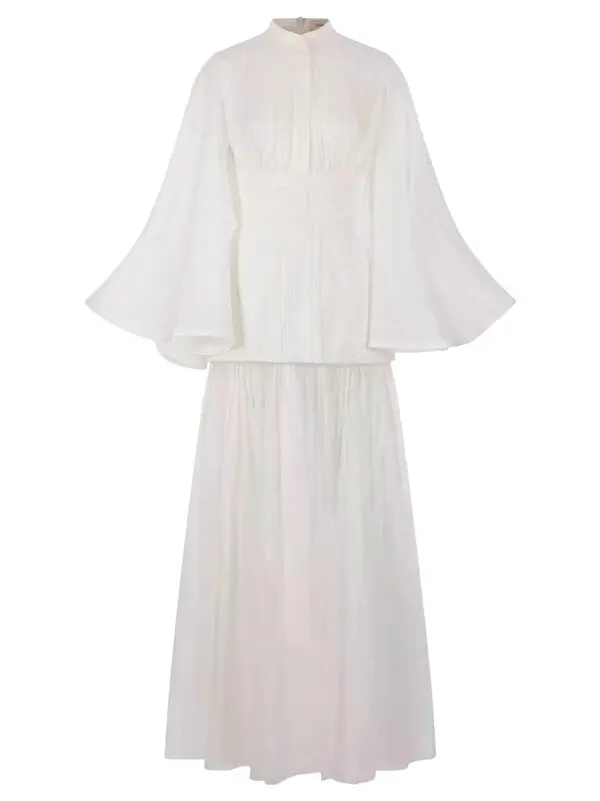 Zimmermann Pleated Dress - White