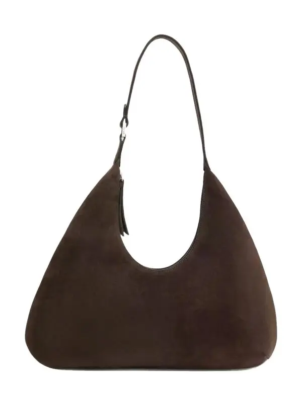 By Far Structured Silhouette Shoulder Bag - Brown
