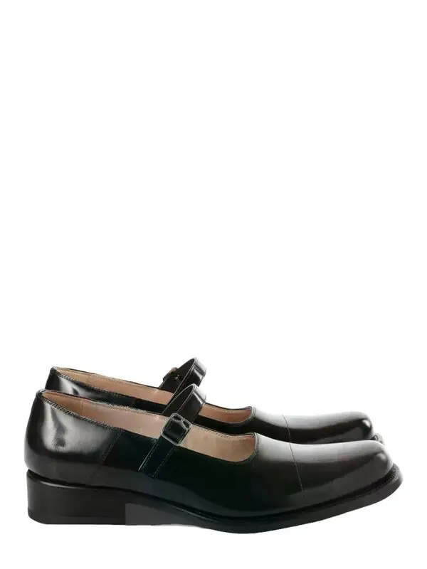 THE ROW Buckle Strap Ballet Flats - Black