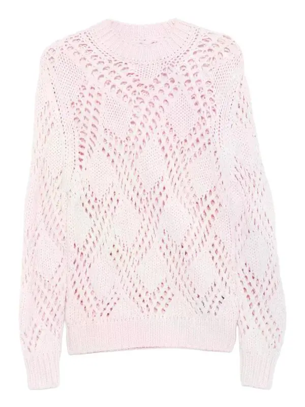 JIL SANDER Open-knit Sweater - Pink