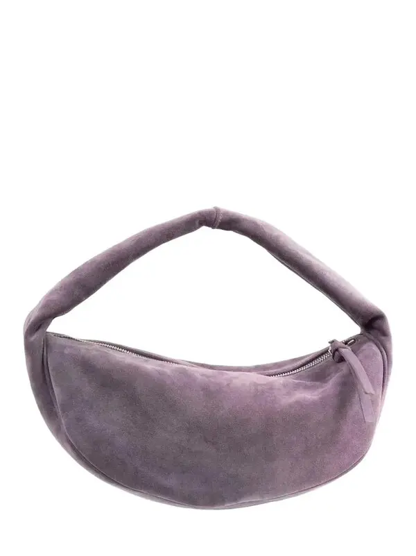 By Far Cush Suede Shoulder Bag - Purple