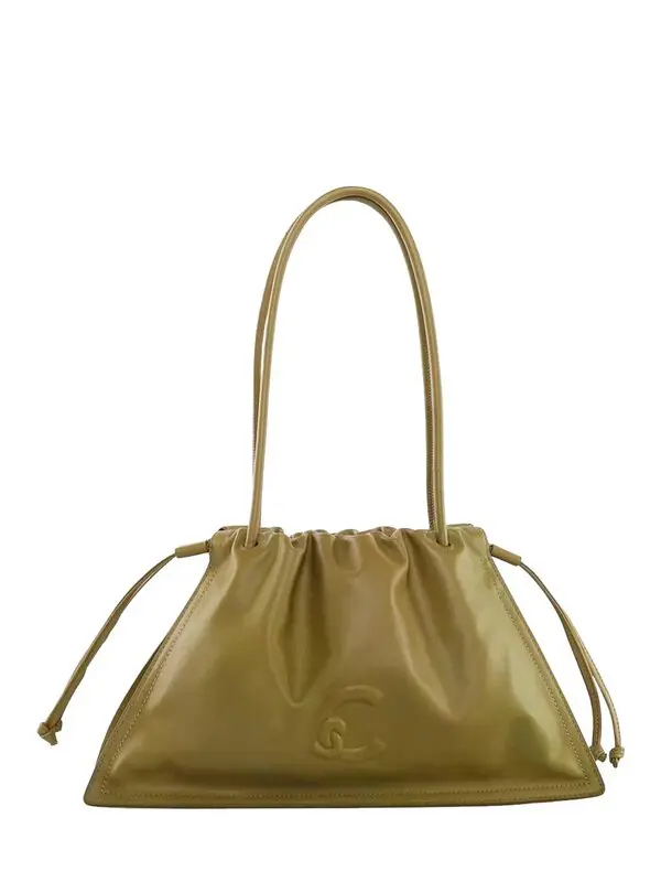 COCCINELLE Embossed-logo Drawstring Tote Bag - Brown