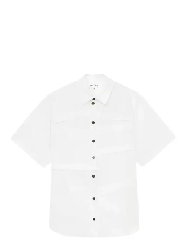 ENFOLD Button Shirt - White