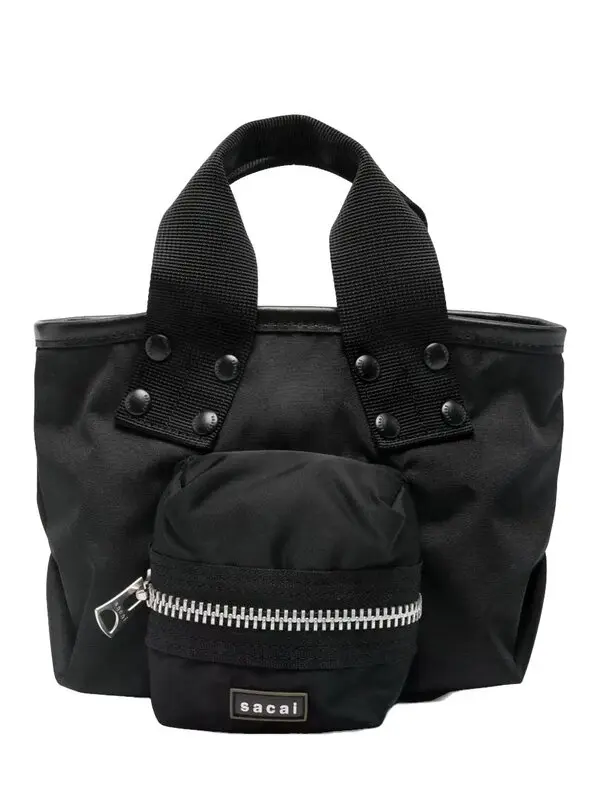 Sacai Shopper Pocket Tote - Black