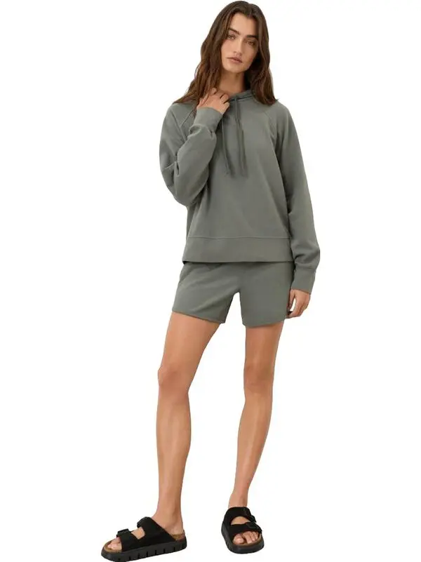 PACT Cloudknit Hoodie - Castor Green