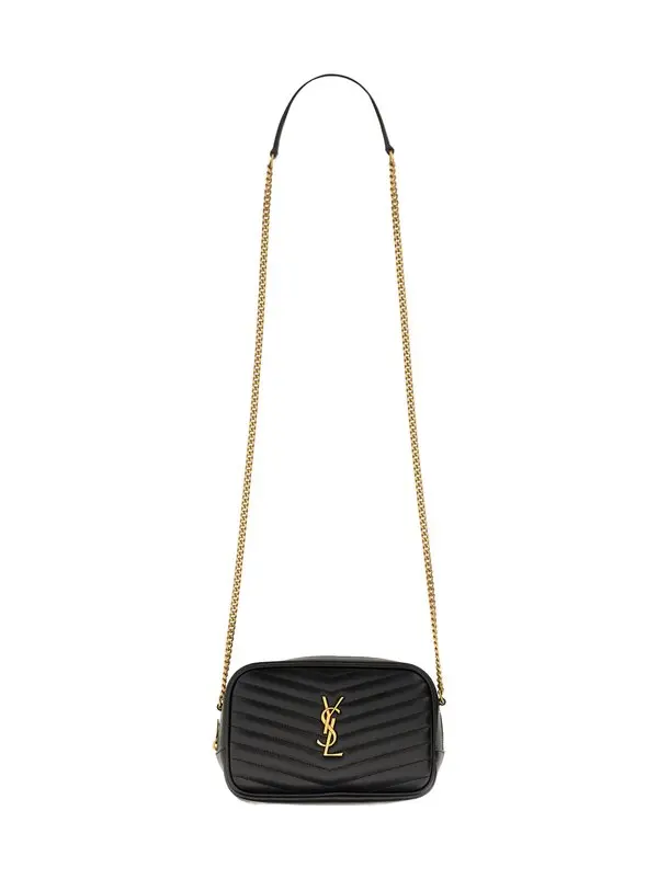 Saint Laurent Mini "lou" Bag - Black