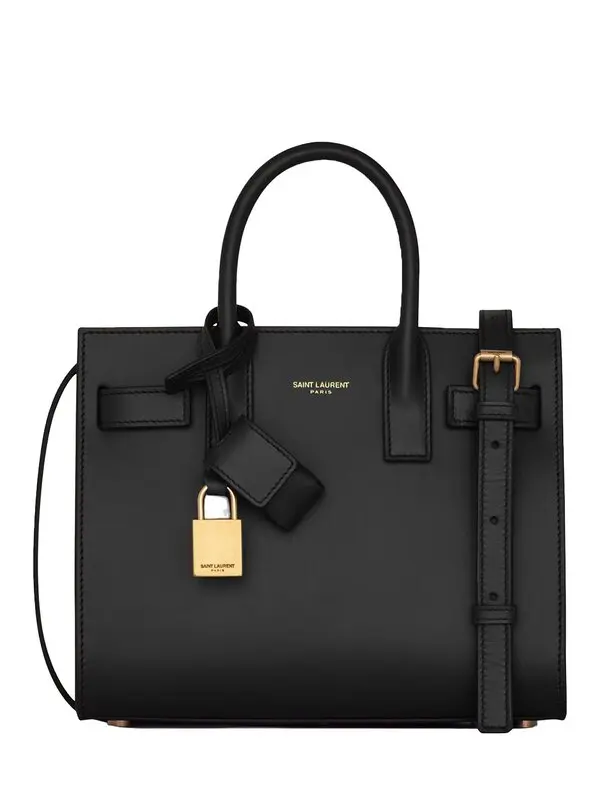 Saint Laurent Sac De Jour Handheld Bag - Black