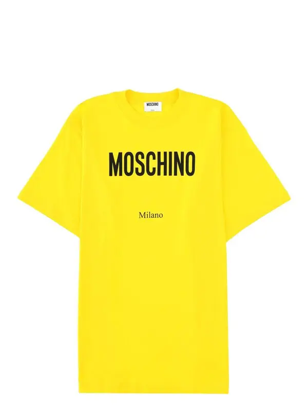 Moschino T-shirt With Logo - Yellow