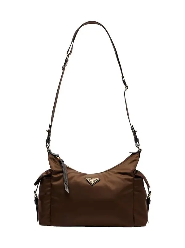 Prada Explore Re-nylon Large Shoulder Bag - Brown