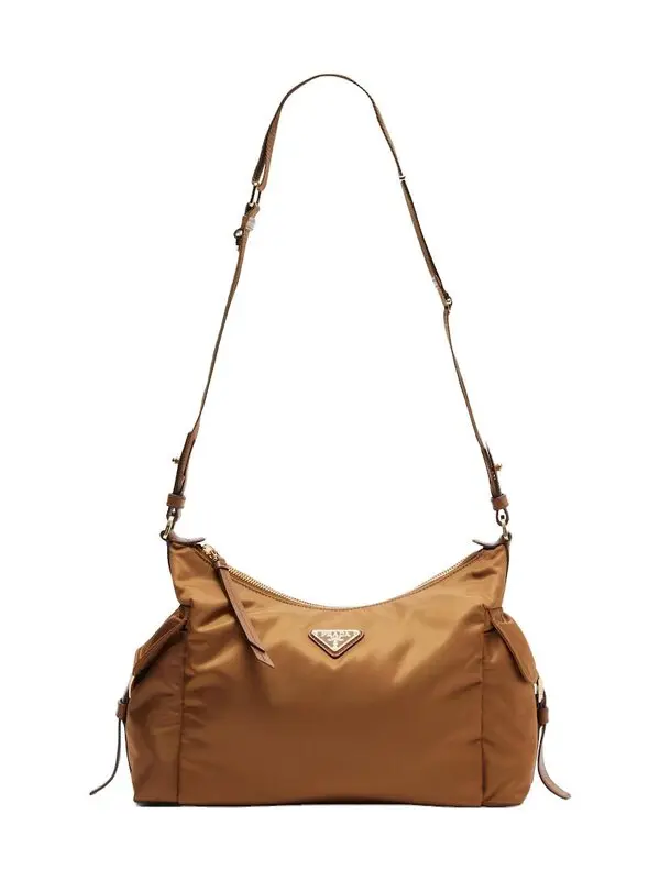Prada Re-nylon Shoulder Bag - Brown