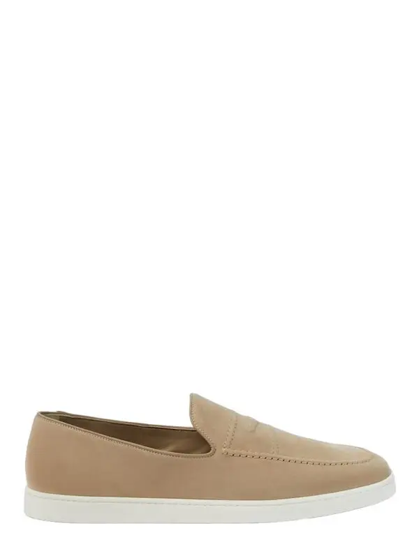 Church's Peebles Suede Penny Loafers - Beige