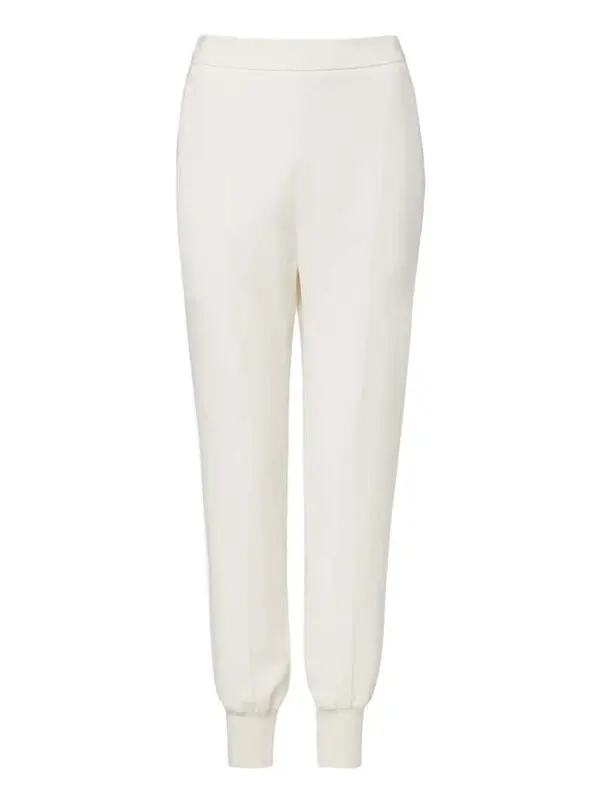 Stella McCartney Tapered Jersey Sweatpants - White