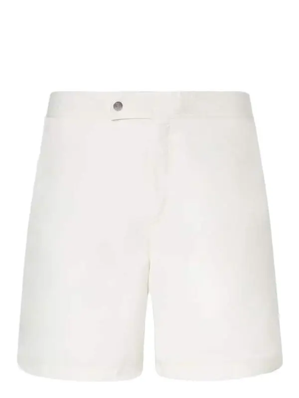 Brunello Cucinelli Logo Swim Trunks - White