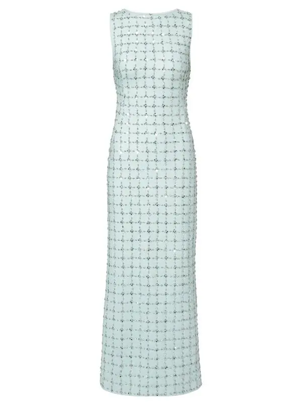 Simkhai Sequined Maxi Dress - Blue