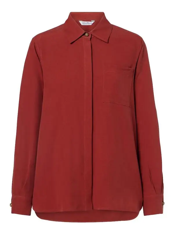 Max Mara Silk Shirt - Brown