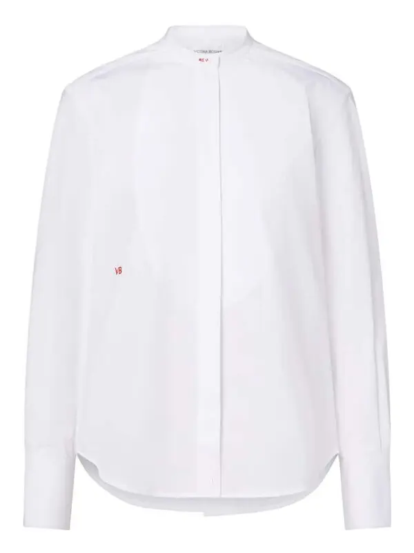 Victoria Beckham Cotton Poplin Shirt - White