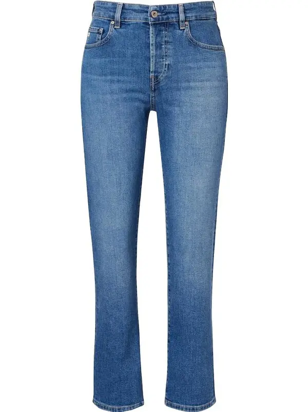 Ag American Cropped Slim Jeans - Blue