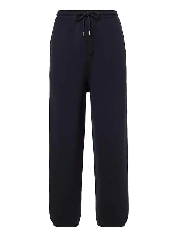 Jacquemus Torneo Cotton Jersey Sweatpants - Blue