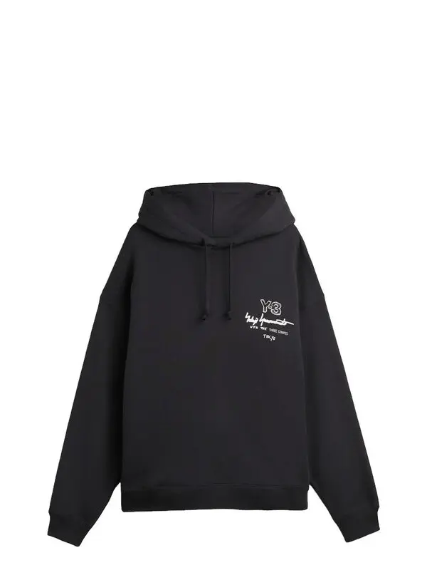 Y3 Merch Hoodie - Black