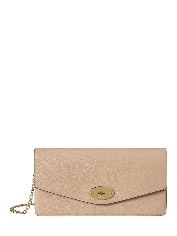 Mulberry Leather Darley Cross-body Bag - Beige