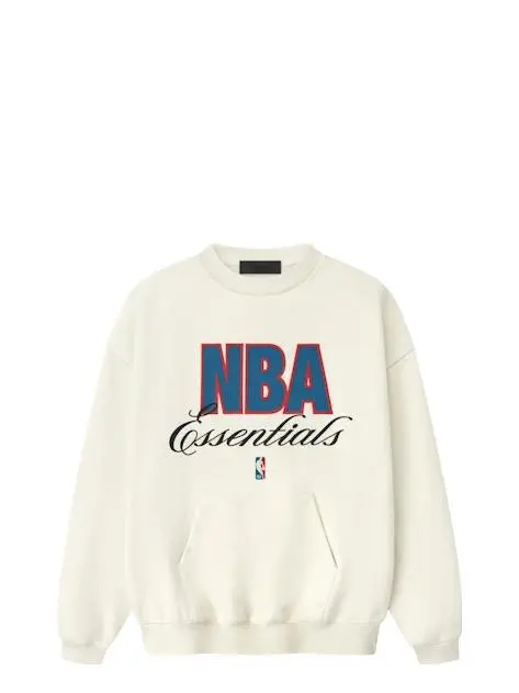 Fear Of God Essentials Nba 90's Crewneck Sweatshirt - Cream White