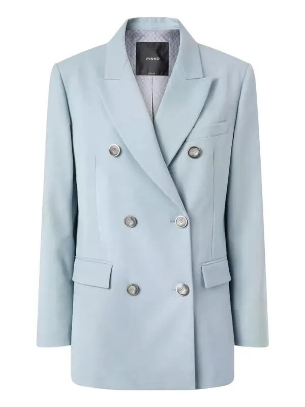 Pinko Double-breasted Blazer - Blue