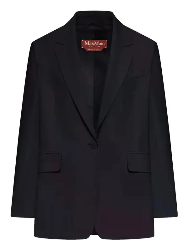 Max Mara Single-breasted Blazer - Black