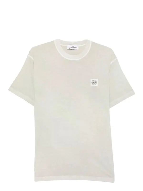 Stone Island Logo-patch T-shirt - Neutrals