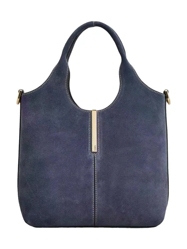 TOD'S Mini Tote Bag With Metal Detail - Blue