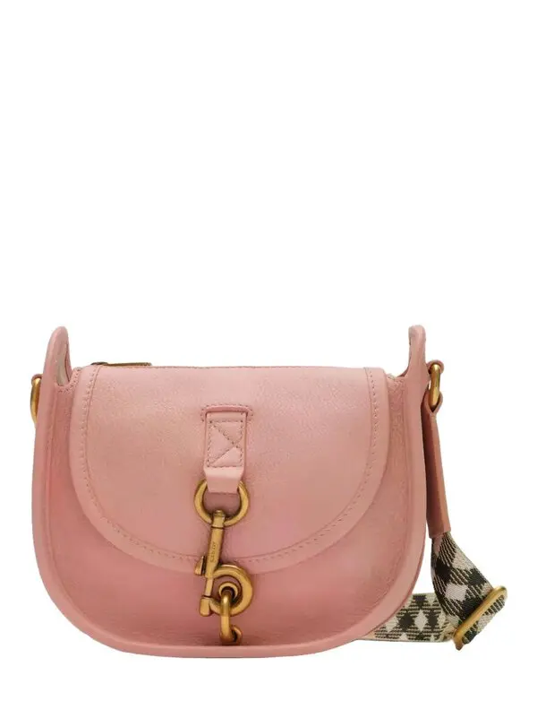 Burberry Clip Check-strap Mini Bag - Pink