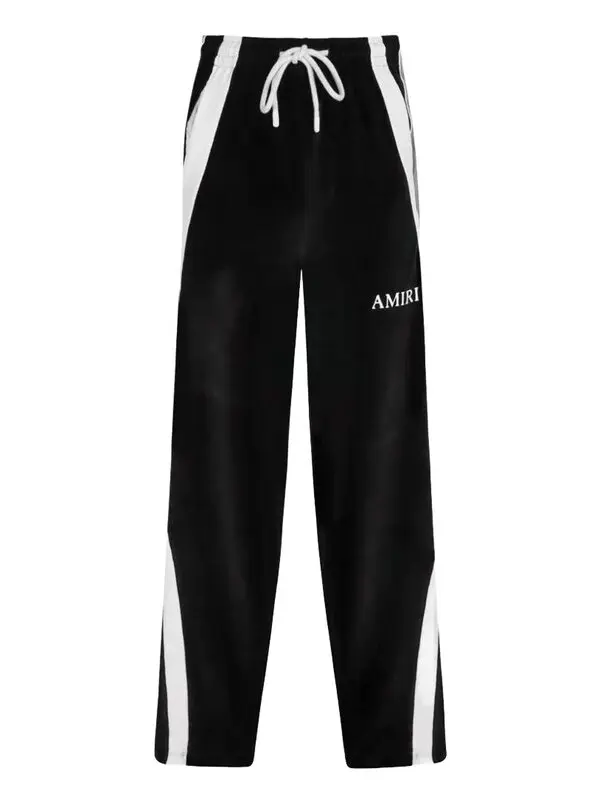 Amiri Logo-embroidered Track Pants - Black
