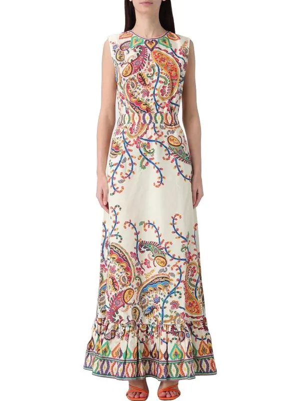 Etro Printed Maxi Dress - Multicolor
