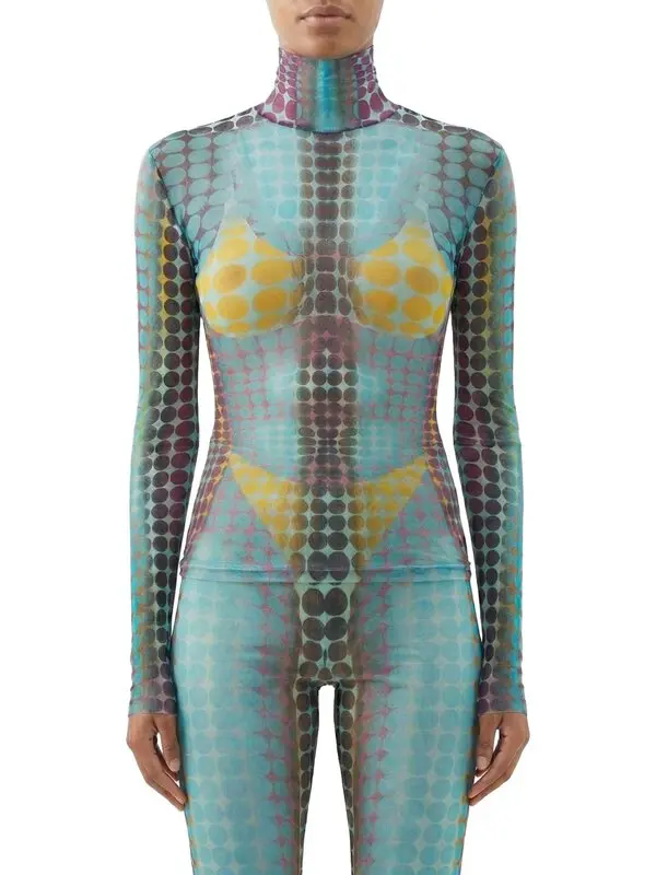 JEAN PAUL GAULTIER Printed Top - Multicolor
