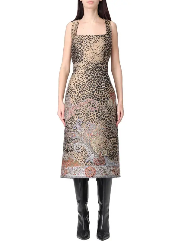 Etro Sleeveless Printed Dress - Multicolor