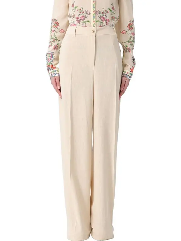 Etro Wide Leg Trousers - White