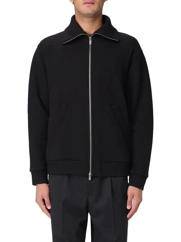 Barena Venezia Zip Up Sweater - Black