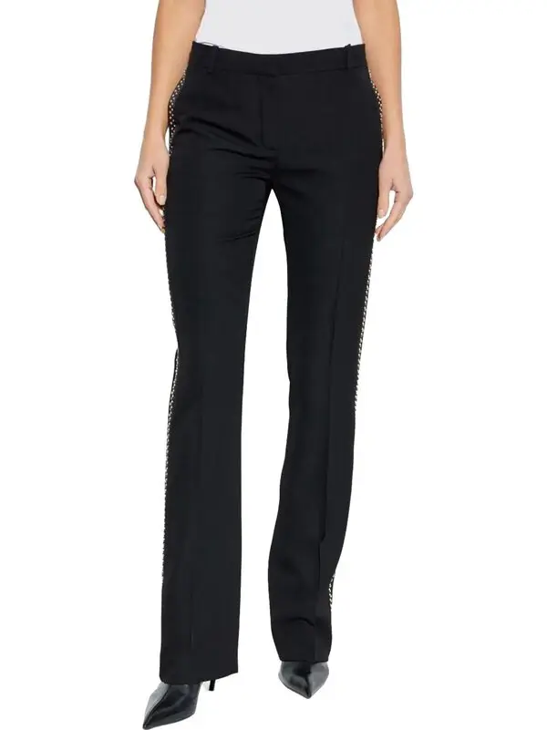 Versace Straight Leg Trousers - Black