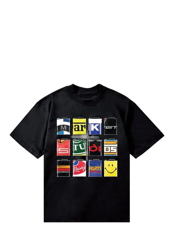 MARKET Smiley Oil Can T-shirt - Black