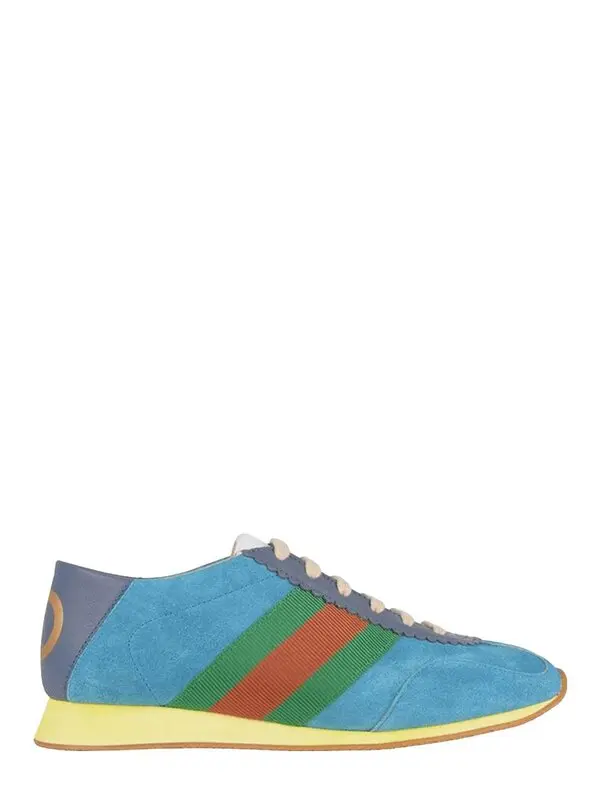 Gucci Rocket Suede Low Sneakers - Blue