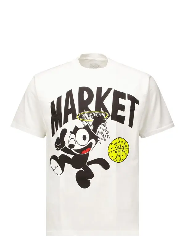 MARKET X Felix The Cat Dunking Tee - White