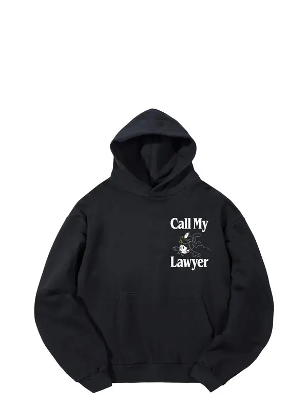 MARKET Felix The Cat 'call My Lawyer' Hoodie - Black