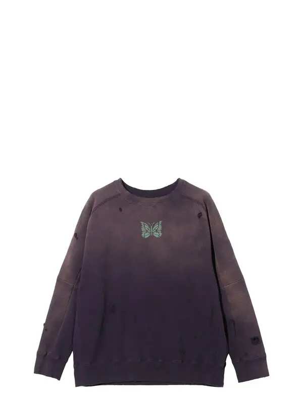Needles Deconstructed Sweatshirt - Purple