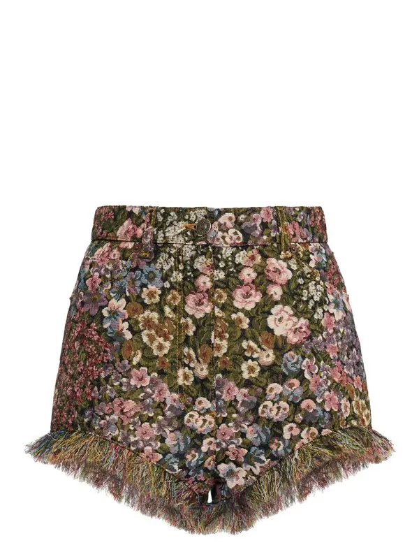 Valentino Garavani Apres L'hiver Jacquard Shorts - Multi
