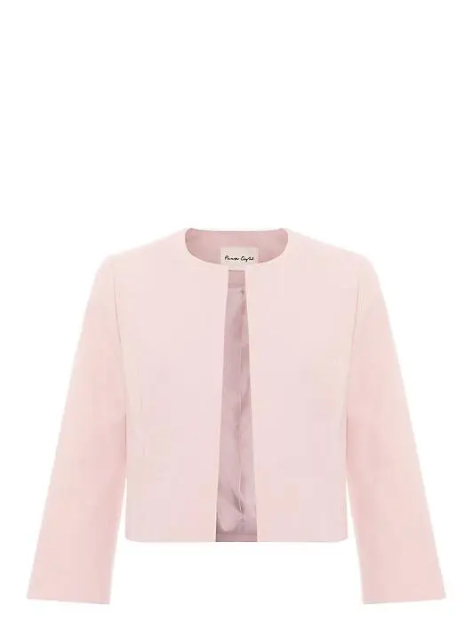 PHASE EIGHT Elizabeth Stretch-woven Jacket - Pale Pink